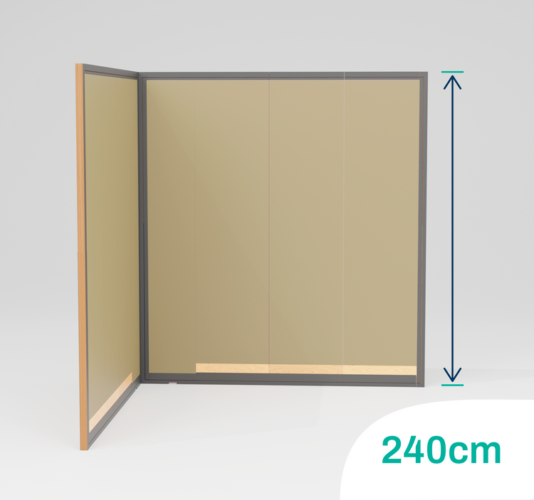 L-Shape Stands – Connection Walls